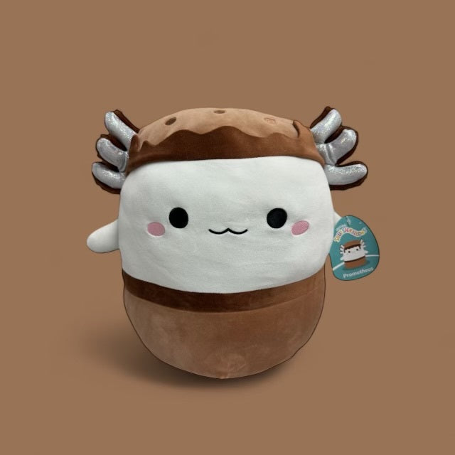 8'' squishmallow Epic Collection Prometheus the Axolotl Smores| TOY DROPS